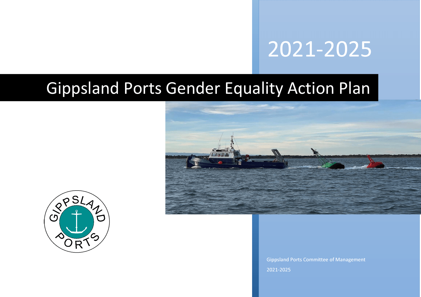 Gippsland Ports Gender Equality Action Plan 2021 – 2025 – Gippsland Ports